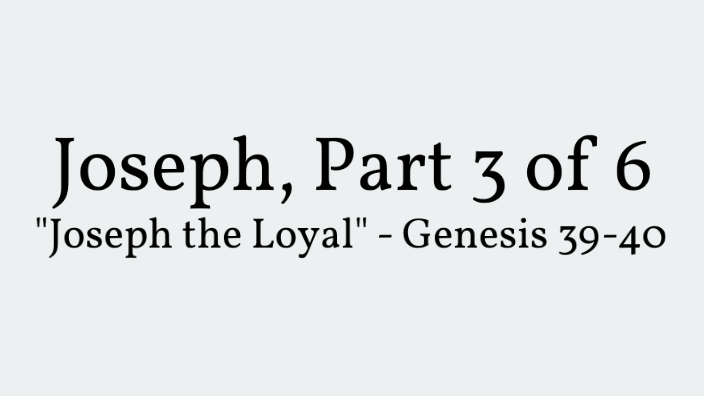 Joseph, Part 3 of 6 by Jon Barr on Prezi