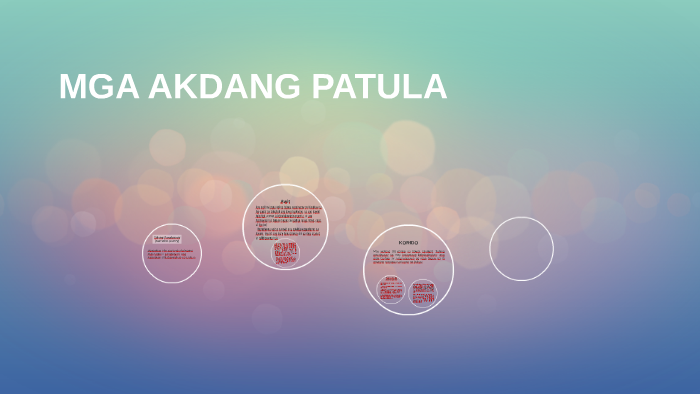 MGA AKDANG PATULA by CHARLENE VEGAS on Prezi