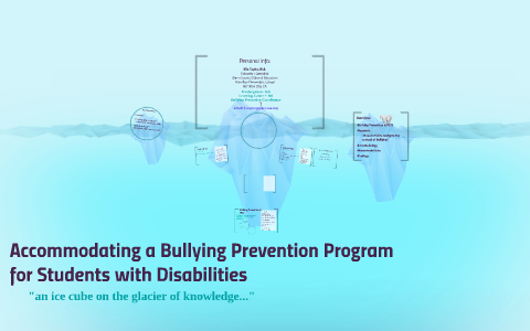 "An ice cube on the glacier of knowledge" by kile taylor on Prezi