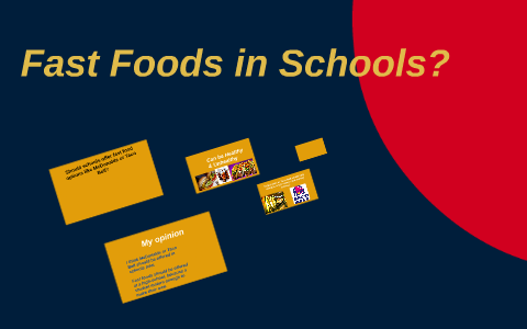 Fast Foods in Schools? by justin mitchell on Prezi