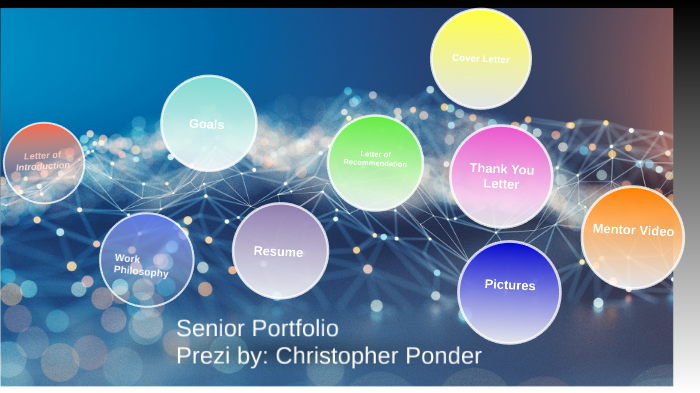 Senior Portfolio by christopher ponder on Prezi