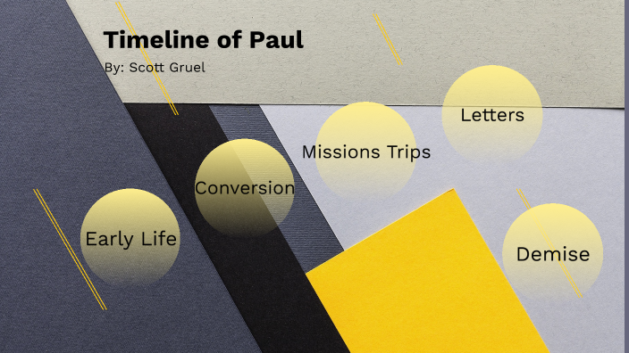 Timeline of Paul by Scott Gruel on Prezi