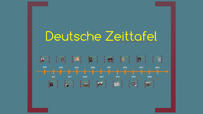 Deutsche Zeittafel by Megan Maschino on Prezi