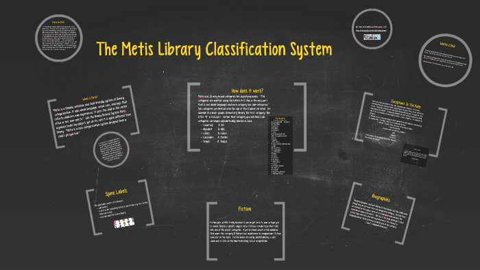 The Metis Library Classification System by Elissa Freda on Prezi