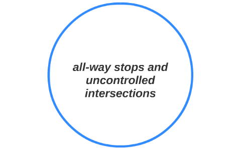 all-way stops and uncontrolled intersections by Andrew Wilson on Prezi