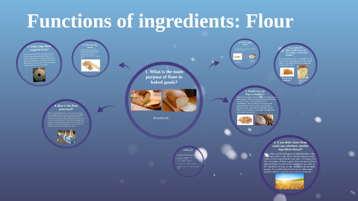 Functions of ingredients: Flour by Ryan Martin on Prezi