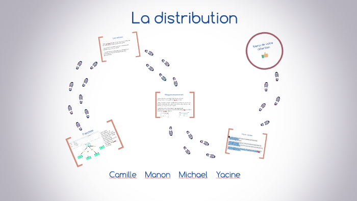 La distribution by manon andre