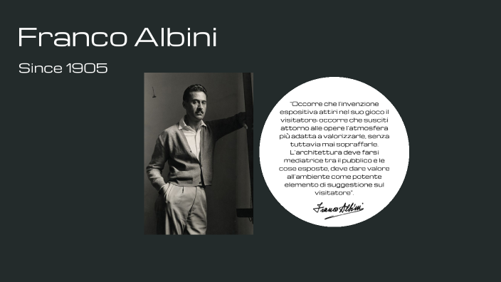 Franco Albini by Michelle Cirelli on Prezi