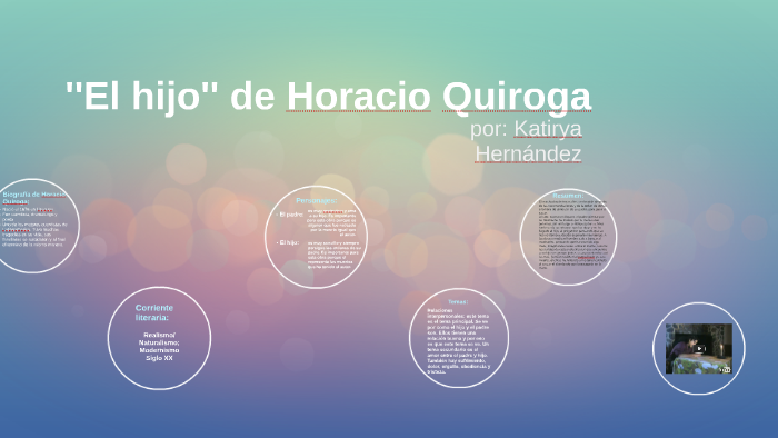 Horacio Quiroga ''El hijo'' by Katirya Hernandez on Prezi