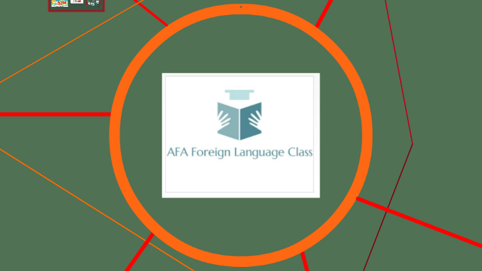 AFA FOREIGN LANGUAGE CLASS FOR UNIVERSITY STUDENTS AND SECON by Nurul ...