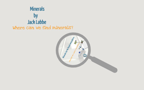 Minerals in sports equipment. by Jack Labbe on Prezi