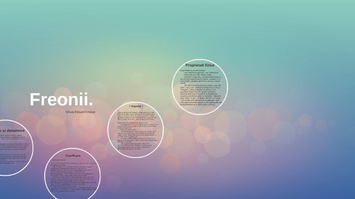 Freonii. by Eduard Cristian Ghiula on Prezi