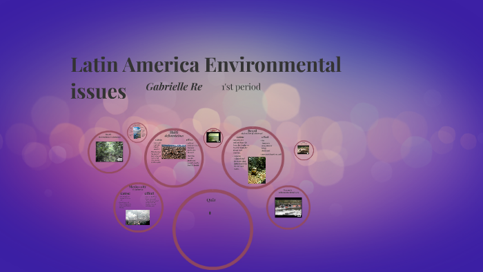 Latin America Environmental issues. by gabrielle re on Prezi