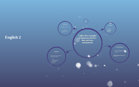 Collect five examples of humorous devices that you have enco by dalton ...