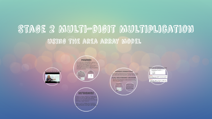 Stage 2 Multi-digit Multiplication by Cindy Le on Prezi
