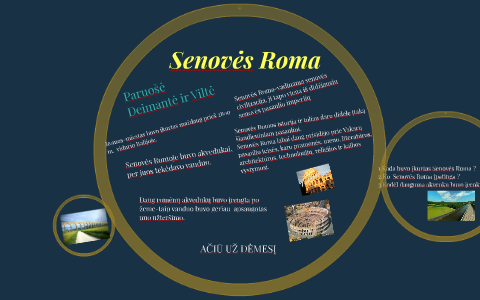 Senovės Roma by Deimantė Jokubauskaitė on Prezi