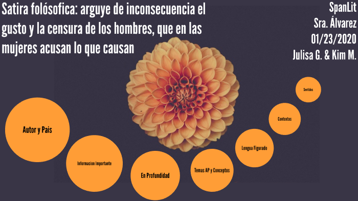 Hombres Necios Que Acusais - Analisis Literario by Julisa Gomez Reyes ...