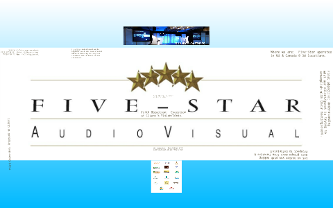 Five-Star AudioVisual Sales Information by Michael Harrelson on Prezi