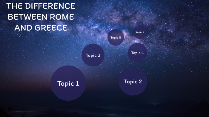 the difference between rome and greece by emily chandler on Prezi