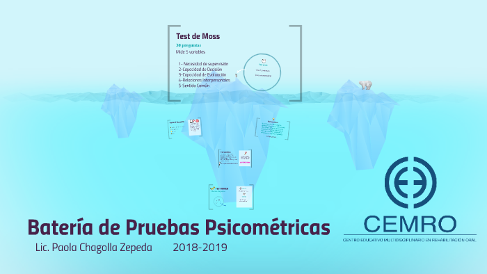 Batería de Pruebas Psicométricas by Paola Cemro on Prezi
