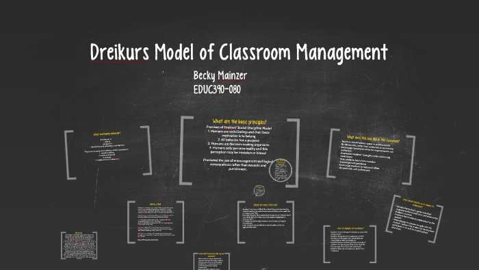 Dreikurs Model of Classroom Management by Becky Mainzer on Prezi