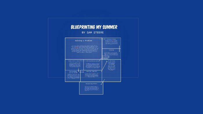 BLUEPRINTING MY SUMMER by Sam Steere on Prezi