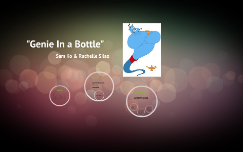 Genie In a Bottle by on Prezi