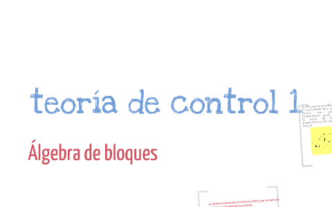 teoria de control by teoria de control on Prezi