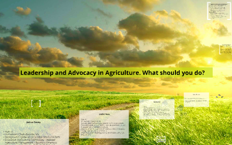 Leadership and Advocacy in Agriculture by
