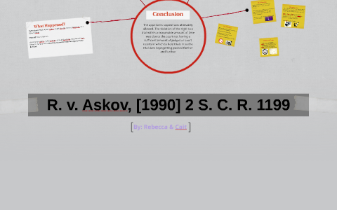 R. v. Askov, [1990] 2 S. C. R. 1199 by Rebecca Kempen on Prezi