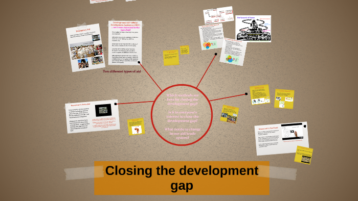 Closing the development gap by F Delany on Prezi