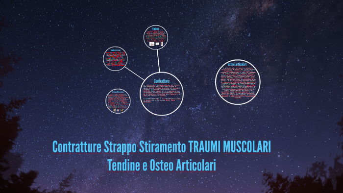 Contratture Strappo Stiramento TRAUMI MUSCOLARI Tendine e Os by ...