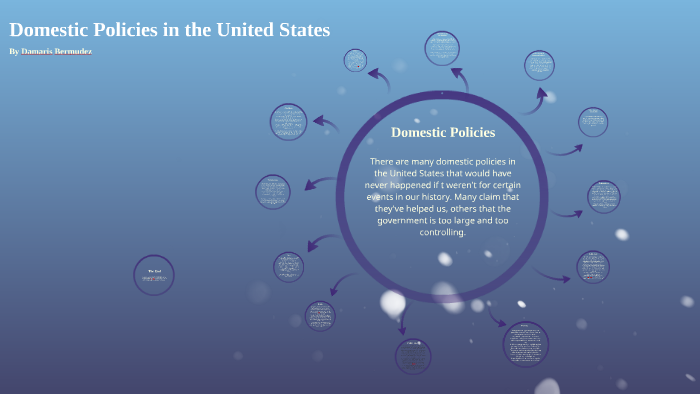 US History: Final Project Domestic Policy by damaris bermudez