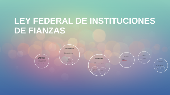 LEY FEDERAL DE INSTITUCIONES DE FIANZAS by francisco yerbes diaz on Prezi