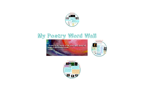 My Poetry Word Wall by on Prezi