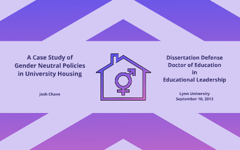 A Case Study of Gender Neutral Policies in University Housing by Josh C ...
