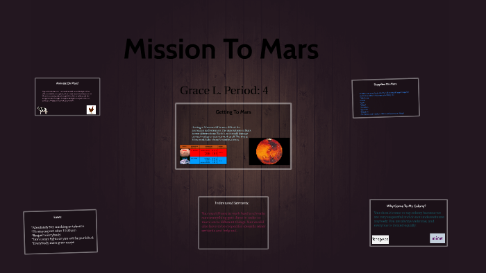 Getting To Mars by Grace ledin on Prezi