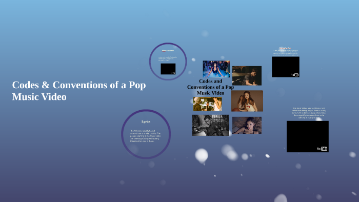 Codes and Conventions of a Pop Music Video by Sophie Hewlett on Prezi