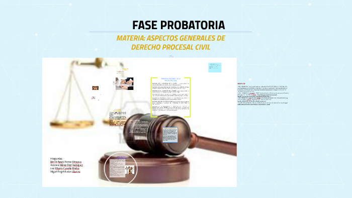 FASE PROBATORIA by MIGUEL BUSTOS A. on Prezi