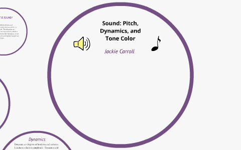 Sound: Pitch, Dynamics, and Tone Color by J Carroll on Prezi