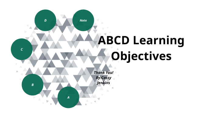 ABCD Learning Objectives by Jeremy Jenkins on Prezi
