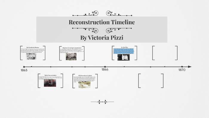 Reconstruction Timeline by Victoria Pizzi on Prezi