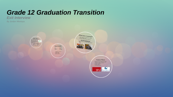 Grade 12 Graduation Transition by Jordan Montoya on Prezi
