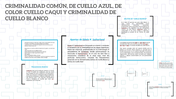 CRIMINALIDAD COMÚN, DE CUELLO AZUL, DE COLOR CUELLO CAQUI Y ...