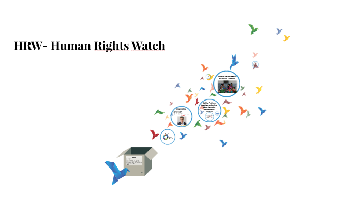 HRW- Human Rights Watch by yara anini