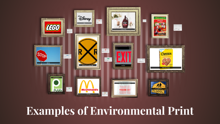 Examples of Environmental Print by Lyssa Ann on Prezi