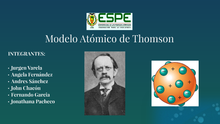 Modelo Atomico de Thompson by Jonathan Pacheco on Prezi