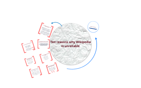 10 reasons that Wikipedia is unreliable by Stephanie Torres on Prezi