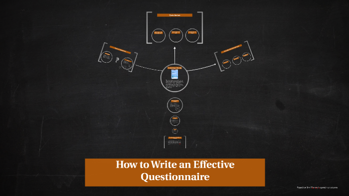 How to Write an Effective Questionnaire by Anna DeMeyer on Prezi