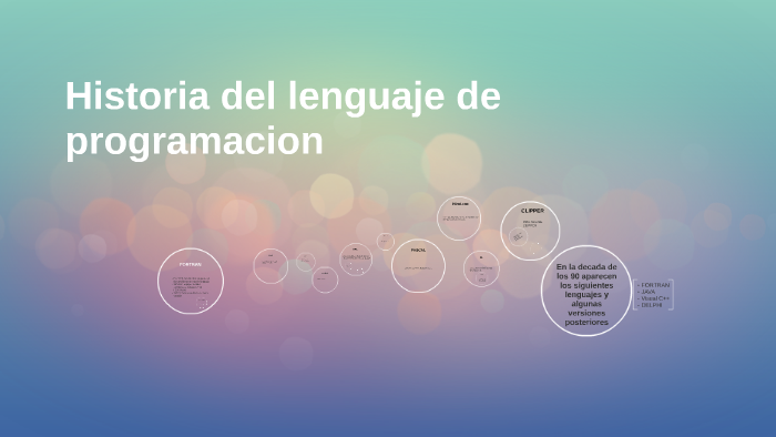Historia del lenguaje de programacion by Daniel Manzanas on Prezi